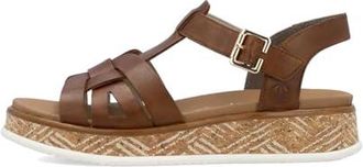 Rieker Sandales pour femme, Chevreuil, 39 EU