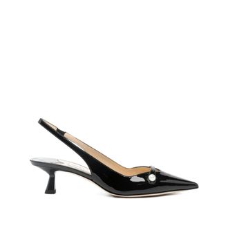 Jimmy Choo London Amita Pumps aus Lackleder - - Shoes - Damen - Schwarzk - 36 EU
