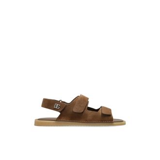 Dolce & Gabbana Wildledersandalen - - Shoes - Herren - Braun - 40 1/2 EU