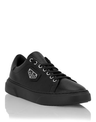 Philipp Plein Leather Lo-Top Sneakers Iconic Plein