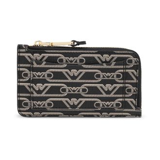 Emporio Armani Kartenetui mit Monogramm - - Accessories - Damen - Schwarzk - ONE SIZE