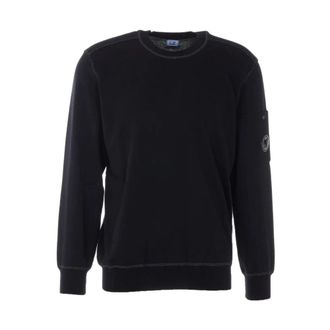 C.P. Company Sweatshirt mit Armtasche - - Sweatshirts & Hoodies - Herren - Schwarzk - S