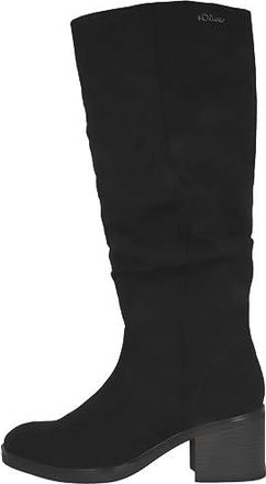 s.Oliver Femme 5-25505-41 Botte Haute Jusquau Genou, Noir, 38 EU