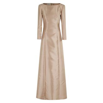 Alberta Ferretti Damen, Kleider, Beige, SGr&ouml;&szlig;e