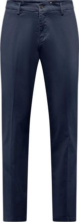 Bomboogie Homme, Pantalons, Bleu, Taille: W36 Chinos Slim Stretch Satin