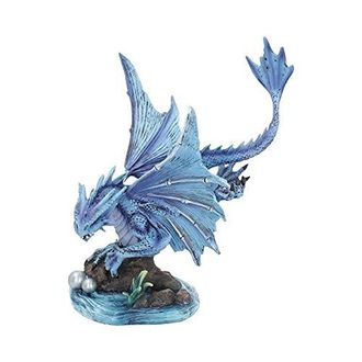 Nemesis Now Anne Stokes Wasserdrache für Erwachsene, 31 cm, Kunstharz, Blau