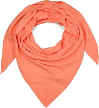 styleBREAKER foulard triangle en mousseline pour femme en 100% coton | foulard uni doux et léger pour femme | écharpe stylée pour toutes les saisons - Fabriqué en 