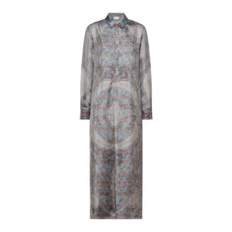 Pierre-Louis Mascia Femme, Robes, Bleu, Taille: 40 FR Robe chemise Aloe