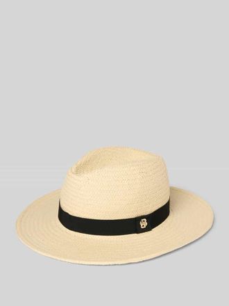 HUGO BOSS Strohhut mit Label-Applikation Modell Ysabel
