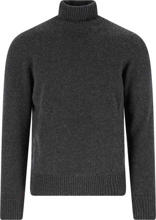 Drumohr Pull Col Roul&eacute; - Gris