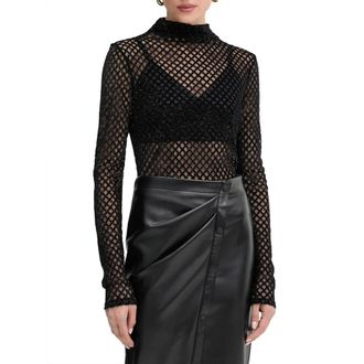 Patrizia Pepe Femme, Tops, Noir, Taille: 36 FR High Neck Sweater