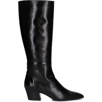 Zinda Schwarze Lederstiefel 3227 - - Shoes - Damen - Schwarzk - 37 EU