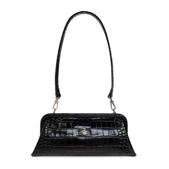 Vivienne Westwood Schultertasche mit Logo - - Bags - Damen - Schwarzk - ONE SIZE