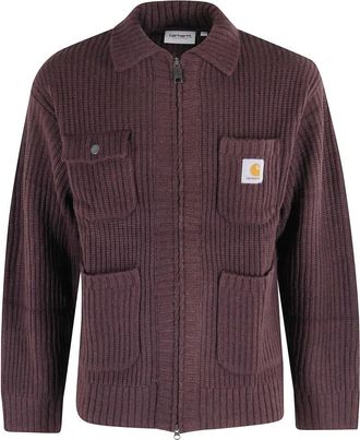 Carhartt Work in Progress Homme, Pulls, Brun, Taille: L Veste Tricot&eacute;e Chore