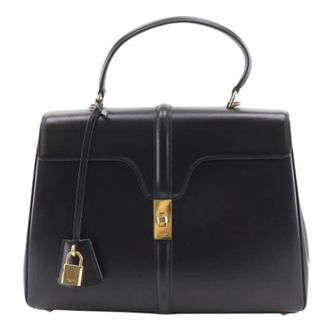 Celine Sac &agrave; main en cuir Pre-owned - Femme - Pre-owned - Noir - Taille: ONE Size