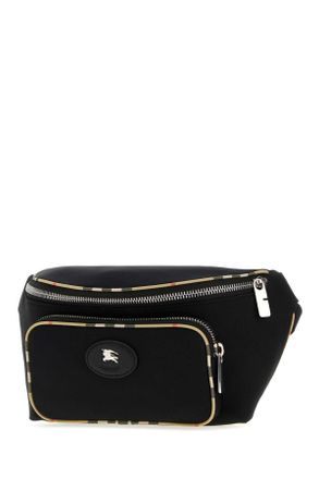 Burberry Black Polyester Polyurethane Borse A Mano Bag