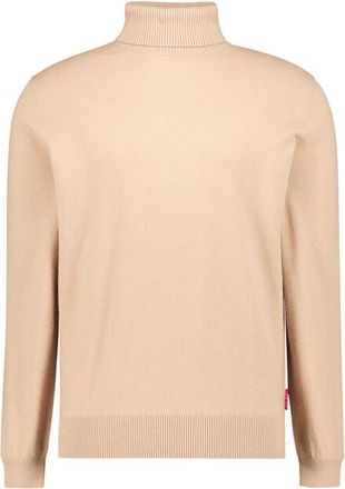 Joop Herren Pullover beige Wolle unifarben