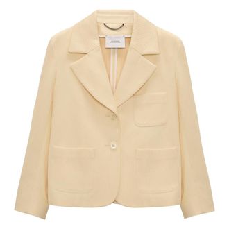 Dorothee Schumacher Femme, Vestes, Beige, Taille: 38 FR Modern Structure Jacket