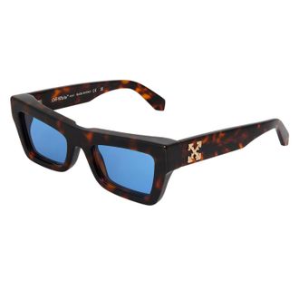 Off-white Off White - Charleston Metal Logo-Sonnenbrille f&uuml;r Herren/Damen Unisex (Braun)