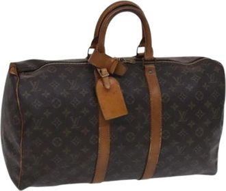 Louis Vuitton unisex, Pre-owned, Brun, Taille: ONE Size Sac Keepall Pre-owned