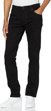Wrangler Greensboro, Jean droit Homme, Noir (Black Valley 19a), W36/L34 (Taille fabricant: 36/34)