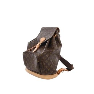 Louis Vuitton Sac &agrave; dos Pre-owned Montsouris GM - Femme - Pre-owned - Brun - Taille: ONE Size