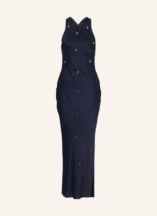 Claudie Pierlot Claudie Pierlot Satinkleid Mit Schmucksteinen blau