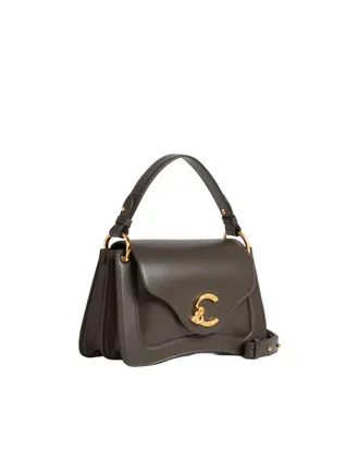 Coccinelle Womens Leather Handbag C-Me Small Mud Handbags Hand Bags