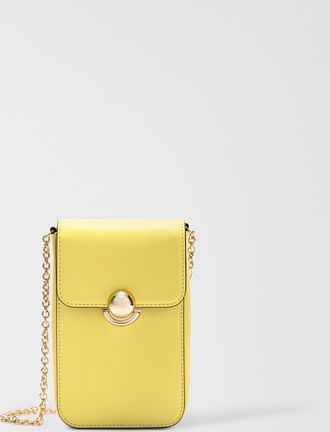 Furla Sfera Vertikale Umh&auml;ngetasche M Yellow Gelb Sidney-kalbsleder Damen