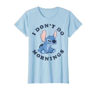 Disney Lilo & Stitch Vintage Ich mache Mornings Stitch V2 T-Shirt