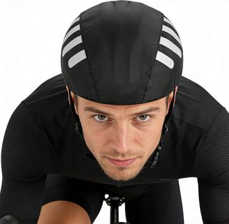 Generic Housses Pour Casque De V&eacute;lo, Protection Imperm&eacute;able Pour Casque de Cyclisme, Avec Bandes R&eacute;fl&eacute;chissantes Anti-Vent qu Po ycliste te