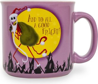Silver Buffalo Nightmare Before Christmas And to All A Good Fright Keramik-Kaffeebecher, 590 ml
