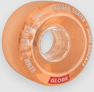 Globe Bruiser 62mm Wheels clear coral