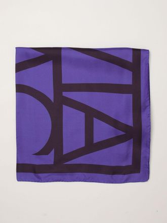Liviana Conti Foulard en pure soie &agrave; imprim&eacute; logo fantaisie