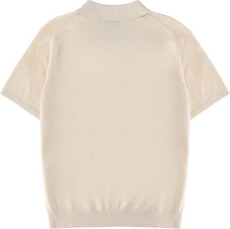 Paul Smith Zip-Front Organic Cotton Polo Shirt - White