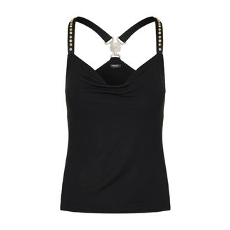 Versace Embellished Strap Top - - Tops - Damen - Schwarzk - S
