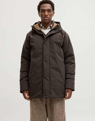 Jack & Jones Parka in der Farbe Delicioso-Brown