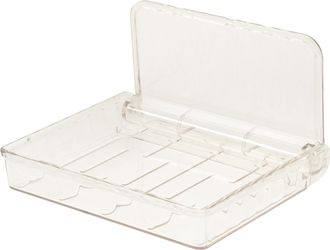 Artibetter MAGICLULU Transparentes Wandregal aus Hochwertigem Kunststoff Wandmontierter Organizer f&uuml;r Badezimmer K&uuml;che Schlafzimmer Platzsparendes Schwebendes Re