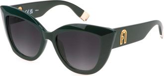 Furla unisex, Accessoires, Vert, Taille: 53 MM Sfu711 Lunettes de soleil
