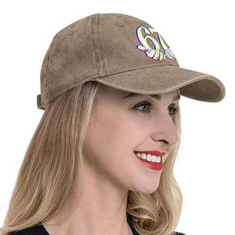 Generic Casquette de Baseball - Casquette de Baseball r&eacute;tro Tendance Unisexe | pour Hommes, Femmes, Jeunes, Adolescents, randonn&eacute;e, Voyage, Sport, p&ecirc;che, Camp