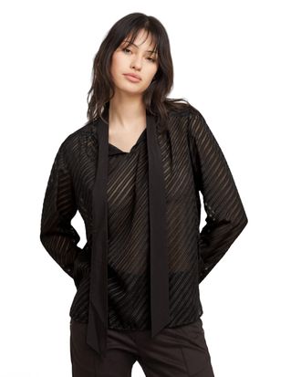 G-Star G-Star Damen Lavalliere Top, Mehrfarben (dk Black Stripe D25268-D404-8908), L