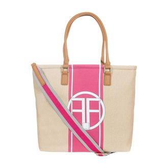 Fracomina Lila Farbenfrohe Detail Tote Tasche Frau - - Bags - Damen - Mehrfarbig - ONE SIZE