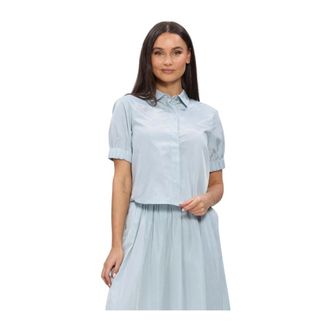 Ibana Bonnie Top - - Blouses & Shirts - Damen - Blau - S