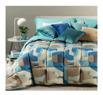 Caleffi Vienna Smart City Steppdecke f&uuml;r Doppelbett, Bluette, (CO1)