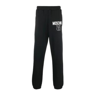 Moschino Homme, Pantalons, Noir, Taille: L Pantalons de surv&ecirc;tement