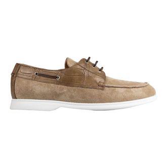 Kiton Homme, Chaussures, Beige, Taille: 40 EU Mocassins en crocodile et daim