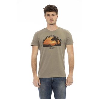 Trussardi Kurzarm Rundhals T-Shirt - - Tops - Herren - Gr&uuml;n - XL
