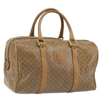 Celine Pre-owned Vintage Macadam Hand Bag - Femme - Pre-owned - Brun - Taille: ONE Size
