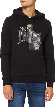 Mister Tee Herren Kapuzenpullover DMX Mic Hoody, Black, S