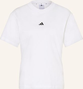 adidas T-Shirt Essentials Small Logo weiss